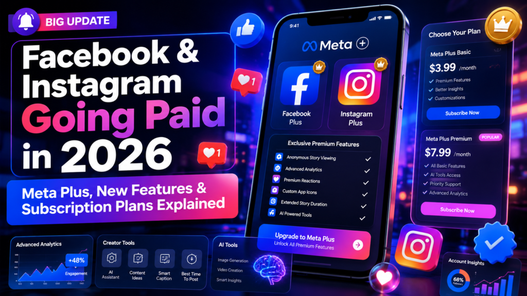 Important Changes: Facebook and Instagram Going Paid in 2026